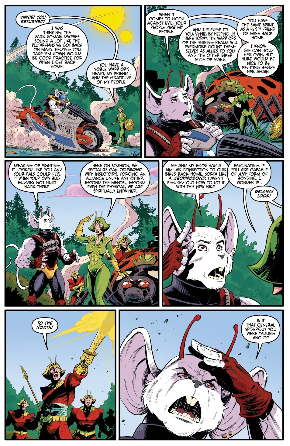 Oni Press Exclusive First Look: Biker Mice From Mars #7 | Comic Book Club