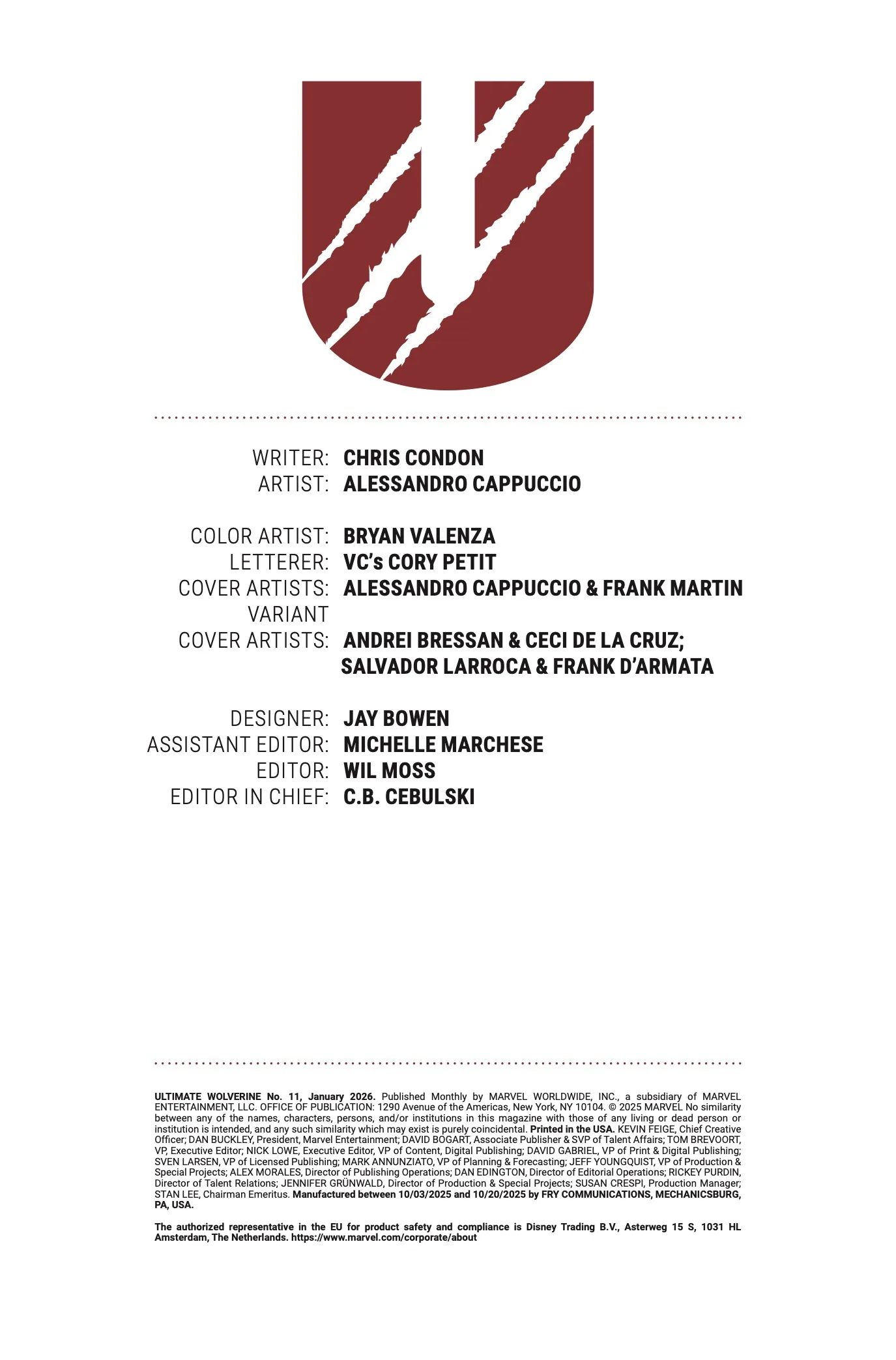 Marvel Preview: Ultimate Wolverine #11 | Comic Book Club