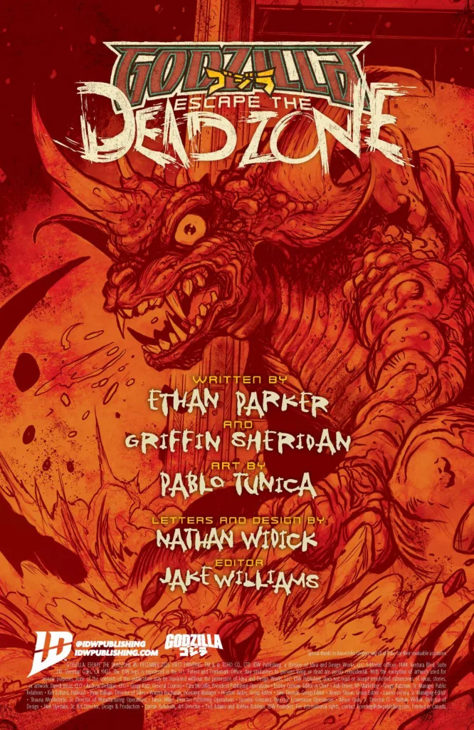 IDW Preview: Godzilla: Escape The Deadzone #5 | Comic Book Club
