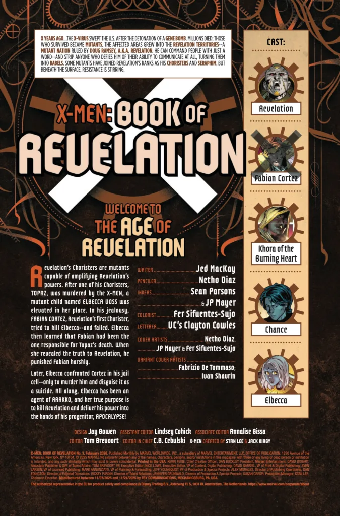 Marvel Preview: X-Men: Book Of Revelation #3 | Comic Book Club