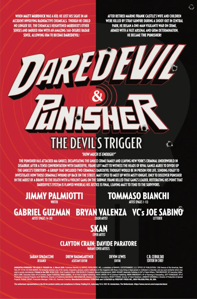 Marvel Preview: Daredevil / Punisher: The Devil's Trigger #3 | Comic ...