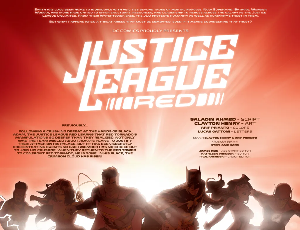 DC Comics Preview: Justice League Red #6 | Comic Book Club