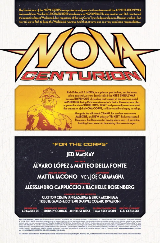 Marvel Preview: Nova: Centurion #3 | Comic Book Club