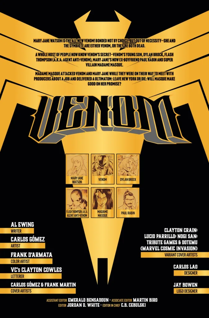 Marvel Preview: Venom #253 | Comic Book Club